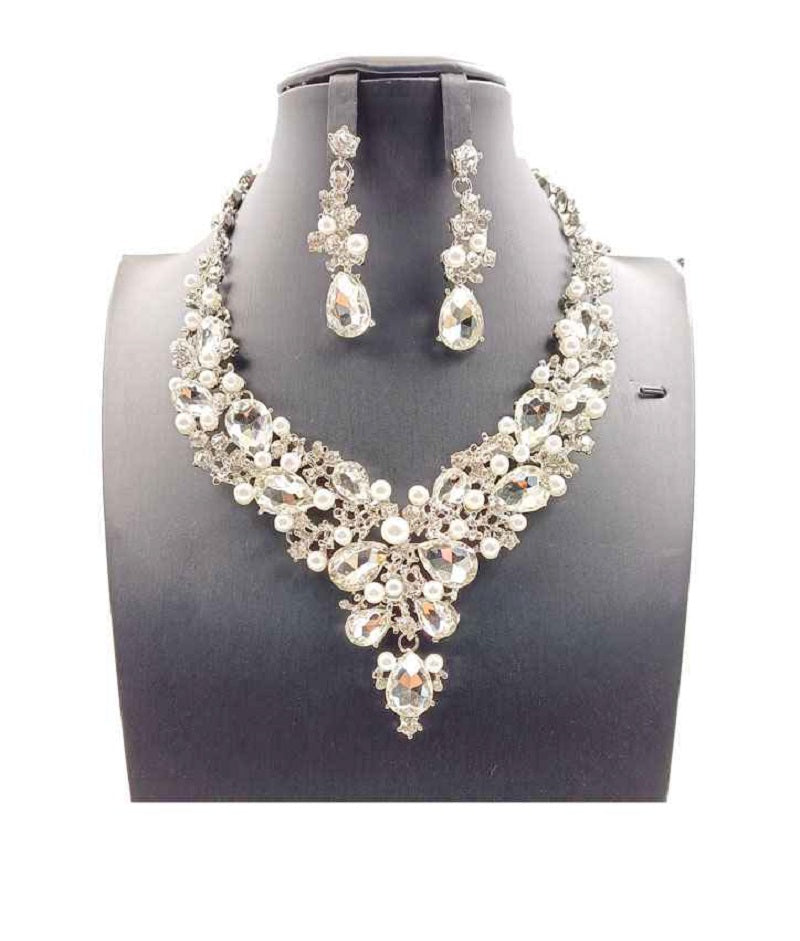Formal Evening Rhinestone Necklaces – Ohmyjewelry.com