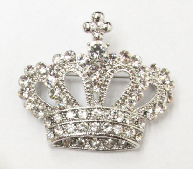SILVER CROWN PIN ( 14875 LFS ) – Ohmyjewelry.com