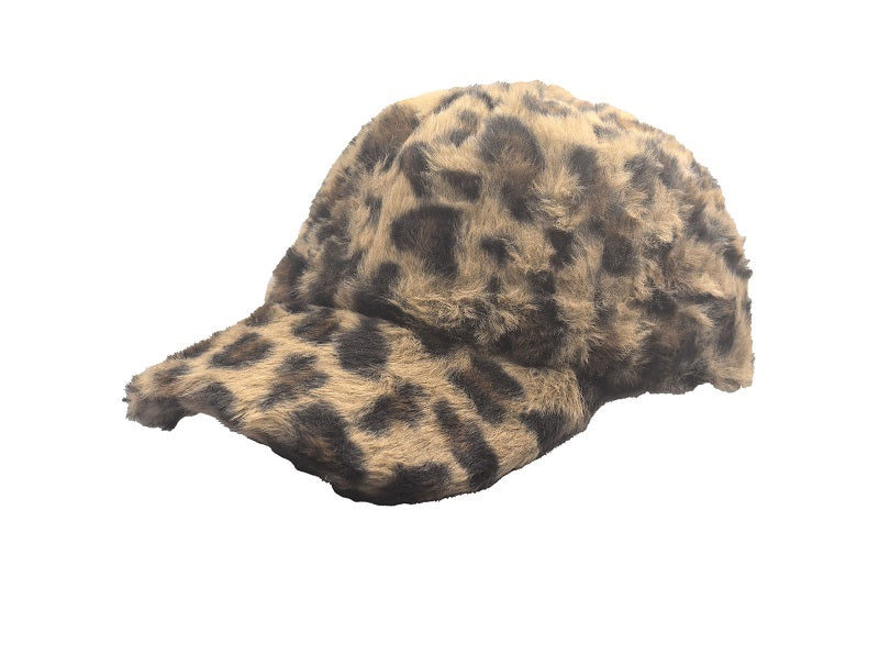FUZZY LEOPARD PRINT BASEBALL HAT ( 0979 2 ) – Ohmyjewelry.com