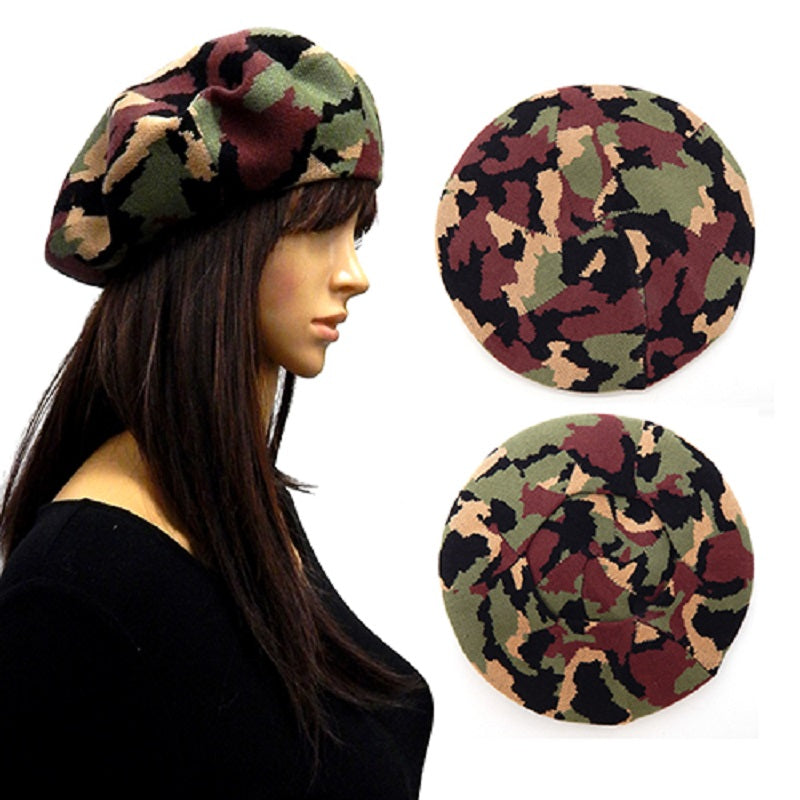 CAMO BERET TAM HAT ( 3457 CAMO ) – Ohmyjewelry.com