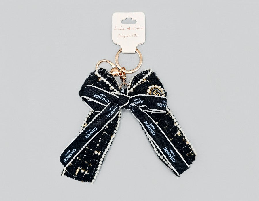 BLACK BOW KEYCHAIN ( 1725 BK ) – Ohmyjewelry.com